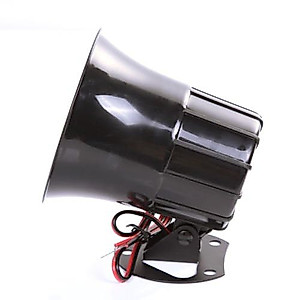 Wen&Cheng 12V Siren Air Horn Speaker for Car Auto Van Truck PA System15W Loud Electric Alarm