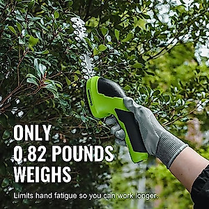 WORKPRO Cordless Grass Shear & Shrubbery Trimmer - 2 in 1 Handheld Hedge Trimmer 7.2V Electric Grass Trimmer Hedge Shears/Grass Cutter Rechargeable Lithium-Ion Battery and Type-C Cable Included
