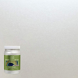 qt Modern Masters ME196 Pearl White Metallic Paint Collection, Satin Water-Based Decorative Metallic Paint
