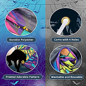 Wednesday Banner, Wednesday Party Decorations Backdrop Wednesday Theme Birthday Party Photo Background Horror Fantasy TV Banner for Wednesday Fans Room Dorm Apartment Decor Wednesday Party Supplies