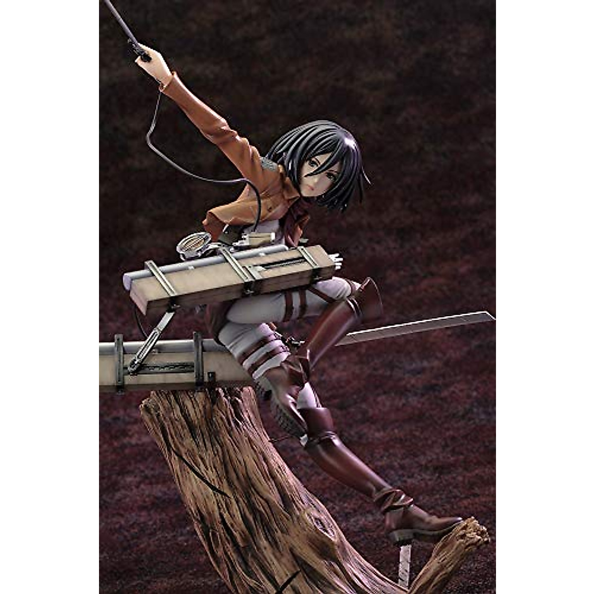 Kotobukiya Attack On Titan: Mikasa Ackerman (Renewal Package Variant) ArtFX J Statue, Multicolor