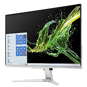 Acer Aspire C27-962-UR11 AIO Desktop, 27" Full HD Display, 10th Gen Intel Core i5-1035G1, NVIDIA GeForce, MX130, 12GB DDR4, 512GB SSD, 802.11ac WiFi, Wireless Keyboard and Mouse, Windows 10 Home