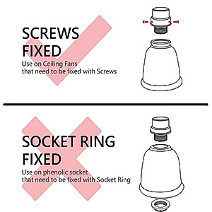 LIGHTACCENT Clear Glass Ceiling Fan Light Covers, Glass Lamp Shade Replacement for Ceiling Fans with Lights, Ceiling Fan Globe Replacement, Fan Light Cover, Black Light, 4-Pack Set of 4