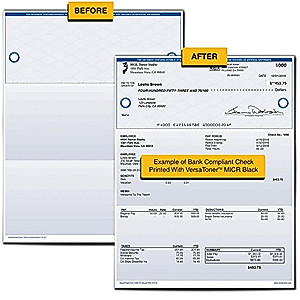 VersaToner - 134A (W1340A) MICR Toner Cartridge for Check Printing - Compatible with HP Laserjet M209 Series, M234 Series, M236 Series Printers, Black