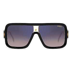 Carrera FLAGLAB 14 Black Beige/Brown Shaded Blue Mirror 62/11/145 unisex Sunglasses