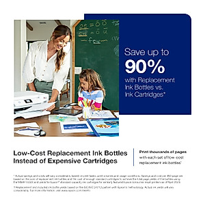 Epson EcoTank Wireless Color All-in-One ET-2850 Inkjet Printer for Family