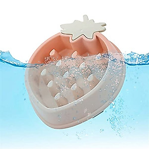 FUUIE Bowls for Food and Water Slow-Eating Pet Bowl Anti-swallowing Anti-Skid Pet Bowl (Color : Blue)