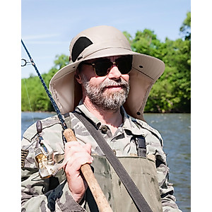 9 Pcs Summer Fishing Hat Women Men Sun Hats with UV Protection Wide Brim Outdoor Hat with Face Cover and Neck Flap Rollable Fishing Cap with Removable Face Flap for Gardening Hiking Beach, 7 Colors