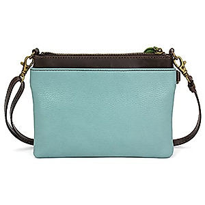 CHALA Mini Crossbody/Purse with Convertible Strap Stylish, Compact, Versatile - Hippo - blue