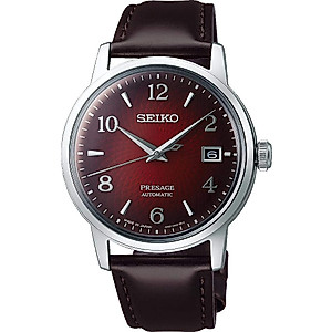 Seiko Presage Automatic Red Dial Men's Watch SRPE41J1