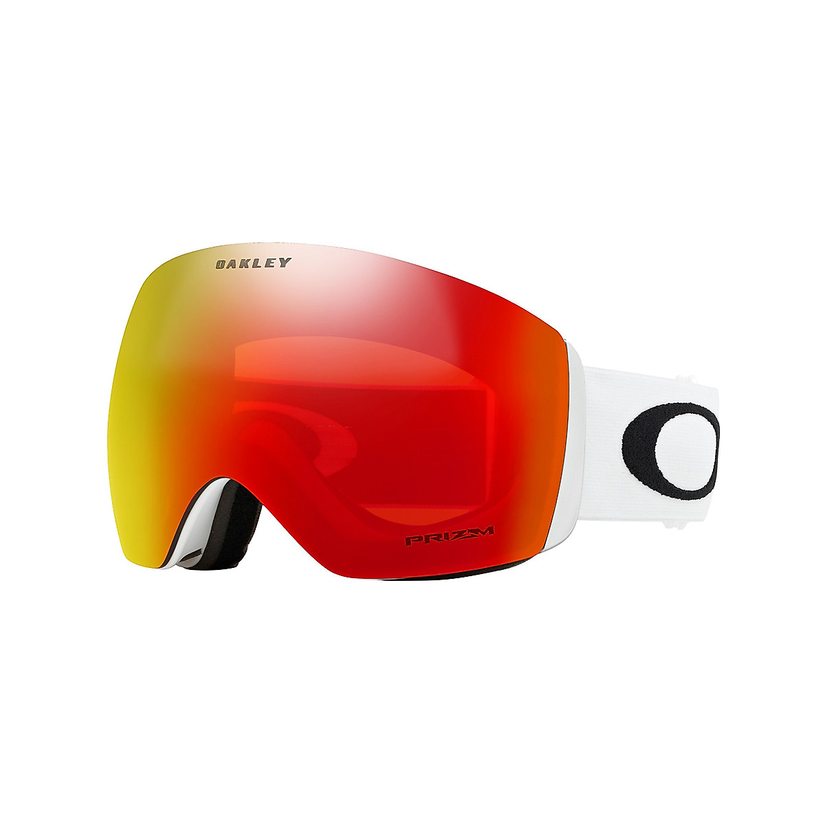 Oakley Flight Deck L Prizm Snow Goggles Matte White With Prizm Torch Lens + Case