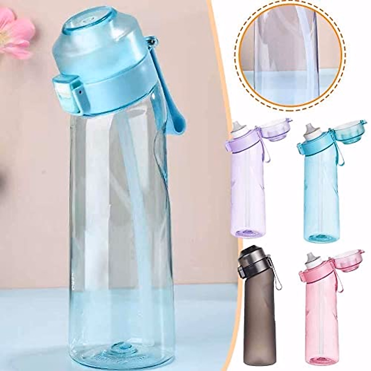 650ml Air Flavored Water Bottle Scent Up Water Cup Sports Water for Cir Sports Outdoor Bottle Suitable
