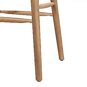 Christopher Knight Home Magwen Outdoor Acacia Wood Barstool with Wicker (Set of 2), Light Brown and Light Multi-Brown