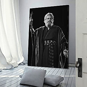 HAILAOB Film Actor Charlton Heston Home Decoration Canvas Painting Poster 12x18inch(30x45cm)