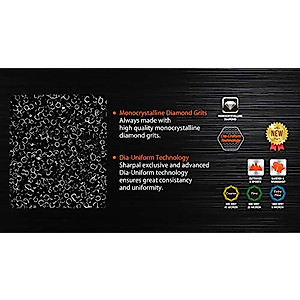 SHARPAL 116N Pocket Diamond Sharpening Card Stone (Coarse 325/Fine 600/Extra Fine1200) Kit Garden Tool File Survival Knife Sharpener