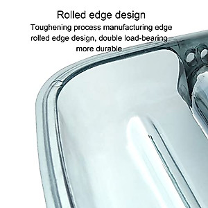 Snow Shovel, Shovel Head, Square Shovels with Wooden Straight Handle, Clear Polypropylene Snow Shovel, Sturdy and Durable, Strong Load-bearing Capacity, for Driveway Home Garden Camping Beach ( Size :