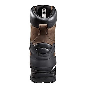 Carhartt Men's 10" Waterproof Insulated PAC Composite Toe Boot CMC1259,Brown Oiltan/Black Coated,13 M US