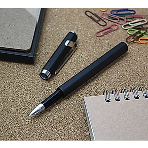 Caran d'Ache 849 0841-009 Fountain Pen, F, Fine Point, Black, Dual Use Type
