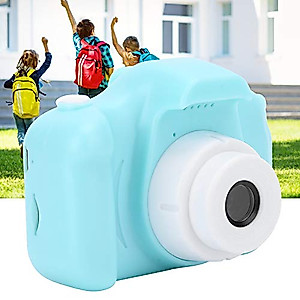 Kids Digital Camera, HD Kids Digital Video Camera, Multifunctional Children's Digital Camera Photo Video with Memory Card Mini Gift (Green 32GB)
