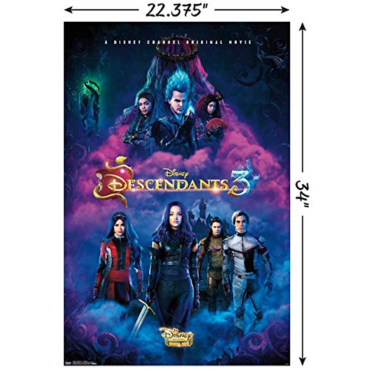 Trends International Disney Descendants 3 - One Sheet Wall Poster, 22.375" x 34", Unframed Version