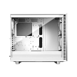 Fractal Design Define 7 White Brushed Aluminum/Steel E-ATX Silent Modular Tempered Glass Window Mid Tower Computer Case