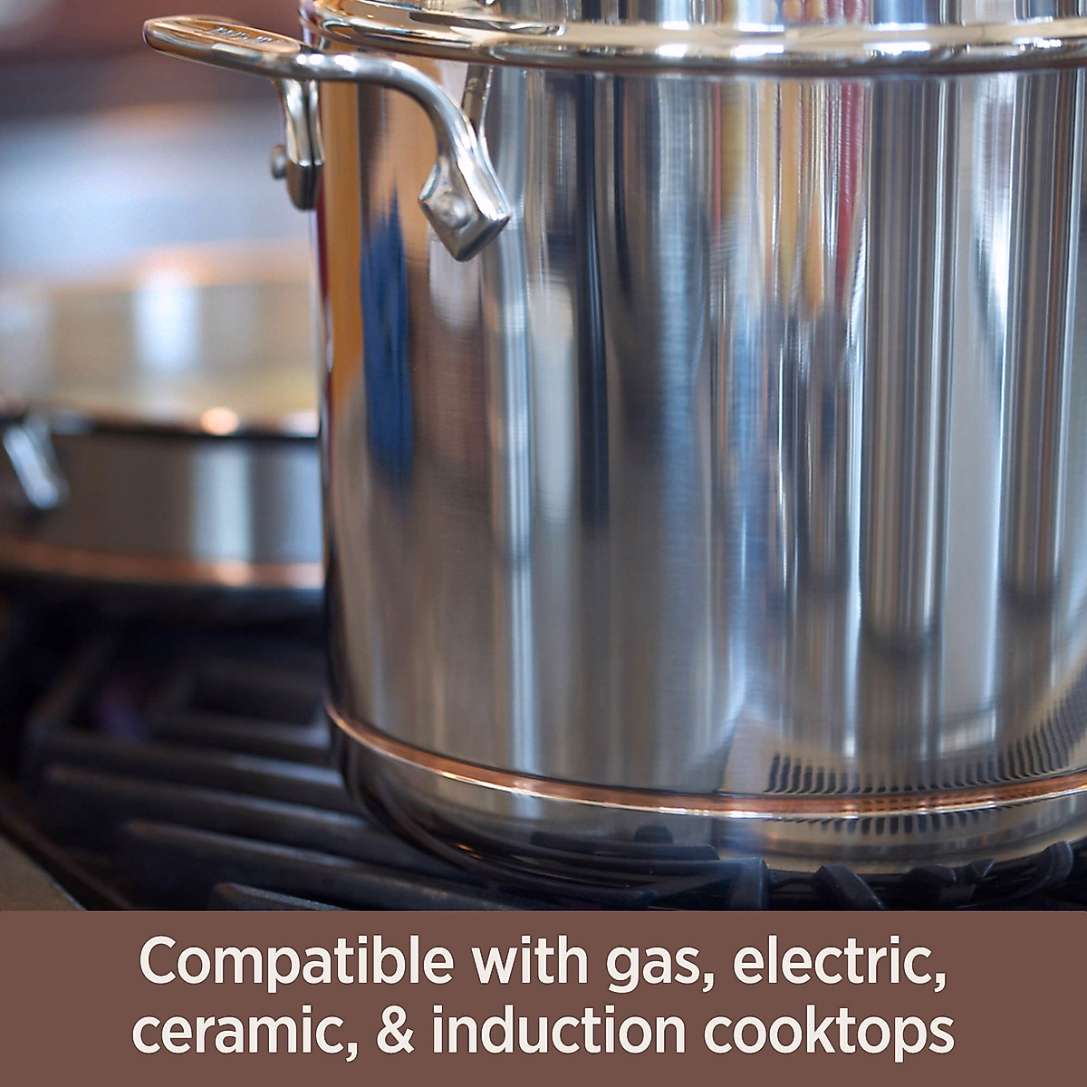 All-Clad Saute Pan, 5-Quart, Stainless Steel