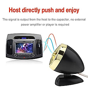 DriSentri Car Speakers, 1200W Car Dome Tweeter, 2pcs Universal 12V Tweeters Mini Horn Music Dome Loudspeaker Audio Speaker for Car Audio System, Car Audio Tweeters