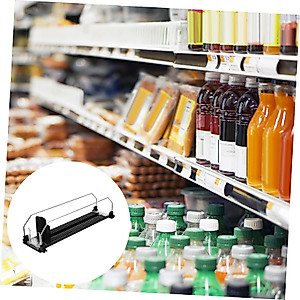 Angoily Propeller Mini Frigde Magnetic Drink Holder Mini Vending Machines Drink Plastic Replenishment Pusher Fridge Soda Can Organizer Mini Fridge Organizer Drink Pusher Drink Puller Food