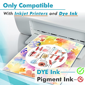 Koala Glossy Inkjet Photo Paper Thick 8.5X11 Inches 100 Sheets 54lb Picture Paper for Inkjet Printer Use DYE INK for Family Photos Letter Size 200gsm