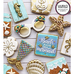 Sandy Beach Cookie Cutter 4 Piece Set from The Cookie Cutter Shop – Tin Plated Steel Cookie Cutters