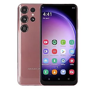 Yunseity Unlocked Smartphone,S23 Ultra 8GB RAM 256GB ROM Face Unlock Ultra Thin Smartphone 2.4G 5G WiFi, 6.6 Inch FHD Screen Cellphone for Android 13, 8+24MP Cameras, MT6735 10 Core CPU