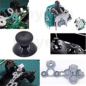 Onyehn Xbox One Controller Joystick Replacement,4pcs 3D Analog Joysticks Sensor Replacement Parts for Xbox one Controller(with T6 T8 Screwdriver Kit)