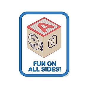 CoComelon 51-piece Classic ABC Wooden Block Set, Preschool Building Toys, Learning and Education, Officially Licensed Kids Toys for Ages 18 Month, Gifts and Presents, Amazon Exclusive