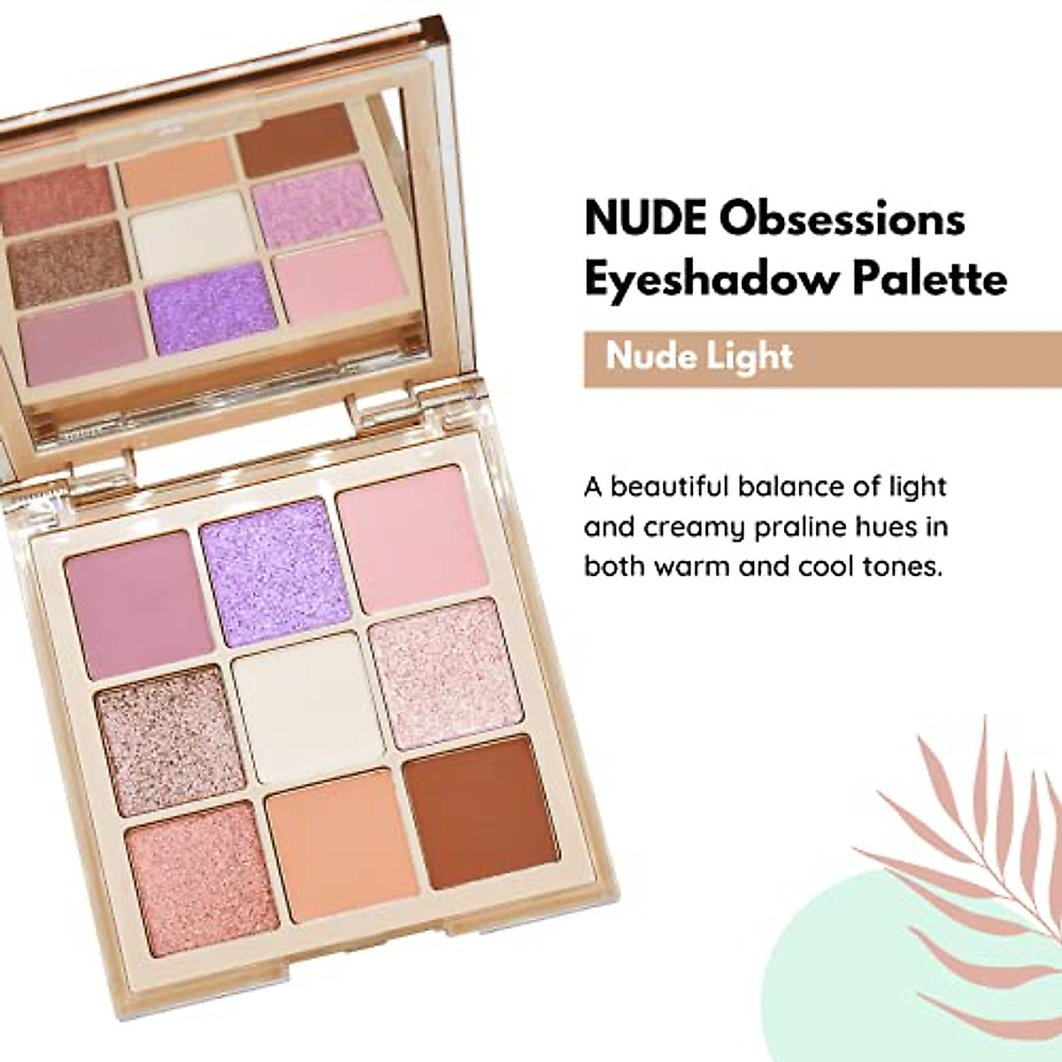 HUDA BEAUTY Nude Obsessions Eyeshadow Palette Nude Light