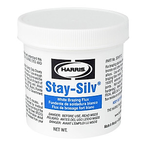 Harris SSWF1/4 Stay Silv Brazing Flux, 1/4 lb. Jar, White