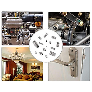 Elantek 24 Kinds #2-56 to 3/8-16 SAE 304-Stainless Steel Internal Hex Drive Cup-Point Set Screws Assortment Kit