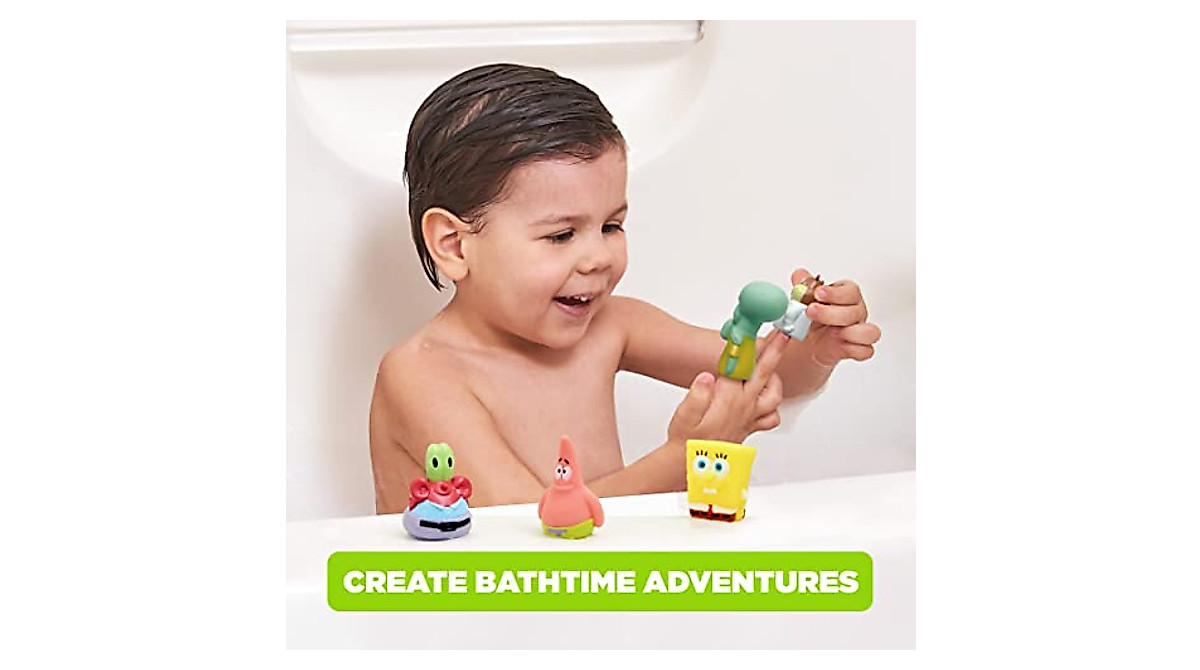 SpongeBob Finger Puppet Set - Perfect for Bath & Play