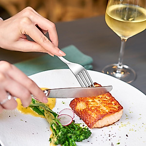 Roshtia 200 Pieces Dinner Forks Set 6.7 Inch Stainless Steel Silverware Fork Metal Cutlery Fork Salad Fork Flatware Fork Table Fork Set for Kitchen Restaurant, Mirror Polished, Dishwasher Safe