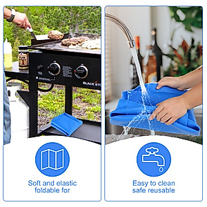 28" Silicone Griddle Mat for Blackstone Grill, Heavy Duty Food Grade Silicone Griddle Buddy Mat Top Cover for Blackstone Griddle Grill, Protect Griddle No Rust Dirt From Animal, Reusable Griddle Mat