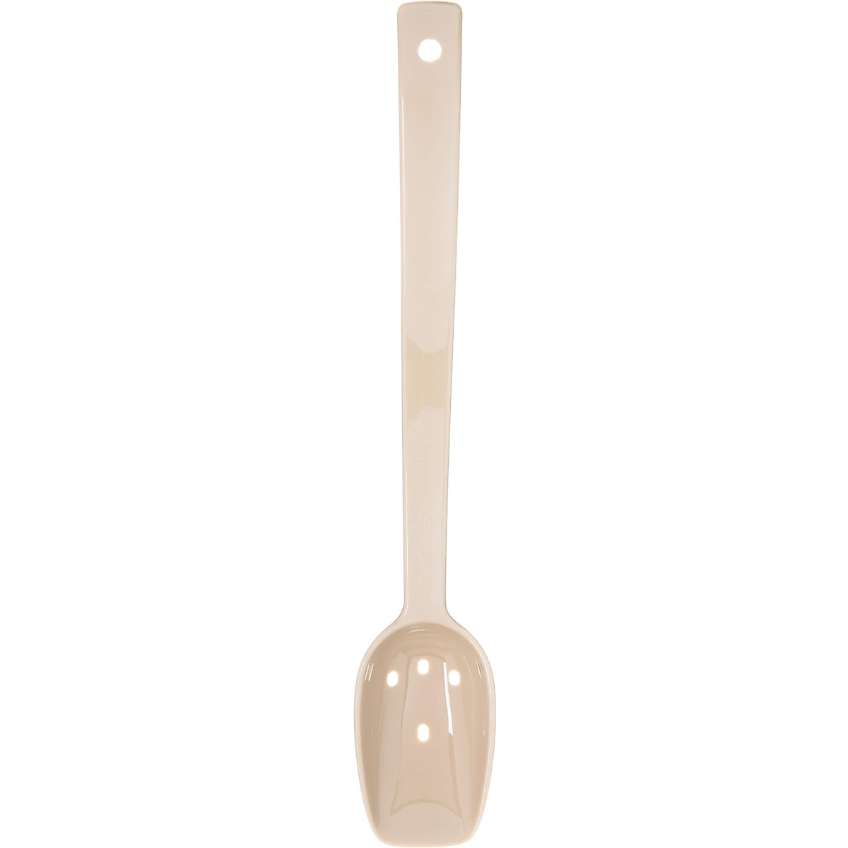 CFS 447106 Perforated Buffet / Salad Serving Spoon, 0.8 oz, Beige