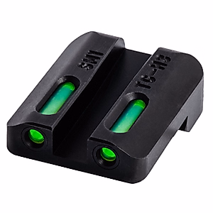 TRUGLO TFX Handgun Sight | Durable Shock-Resistant Compact Brightly Glowing Tritium & Fiber-Optic Xtreme Day/Night Sight, Compatible with Steyr Mannlicher Handguns