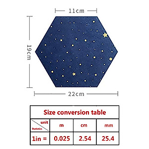 Felt Cork Board, Dark Blue Star Message Board Photo Wall, School Bulletin Board/Kindergarten Theme Wall, Home Decoration