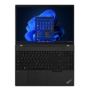 Lenovo ThinkPad T16 Laptop with Ryzen 5 PRO 6650U Processor, 16" WUXGA 400nits Anti-Glare Non-Touch Display, 32GB RAM, 1TB SSD, Wi-Fi 6E, IR FHD Camera, Numeric Keypad, Win11 Pro (Thunder Black)