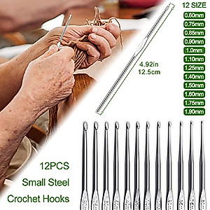 Coopay 58 Piece Crochet Kit with Yarn and Knitting Accessories Set, Cute Knitting Kit for Beginners Include Soft Grip Crochet Hooks, Lace Crochet Needles, Crochet Yarn Balls, Cable Needles & More