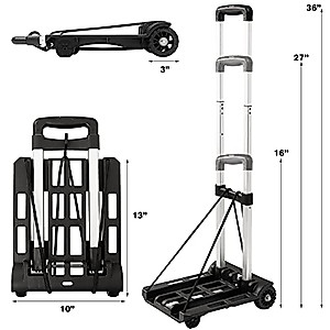 Rolling Cooler 48 Can Cooler On Wheels Beach Cooler with Rubber Wheels and Handle Insulated Large Rolling Cooler with Bungee Cord and All-Terrain Cart for Beach, Tailgate Parties, Work, 2-in-1 Design