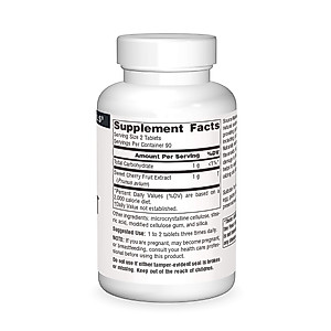 Source Naturals Cherry Fruit Extract, Natural source of flavonoids That act as antioxidants*, 500 mg - 180 Tablets