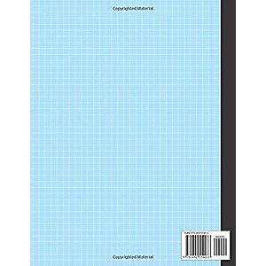 Graph paper Composition Notebook: Grid Paper Notebook | Quad Ruled | 100 Pages | 8.5 x 11" | Blue