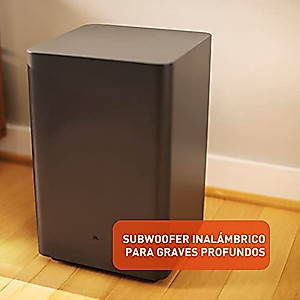 JBL 2.1-Channel 300W Soundbar System with 6-1/2" Wireless Subwoofer - Black (Renewed)