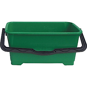 Unger QB220 Pro Bucket, 6gal, Plastic, Green
