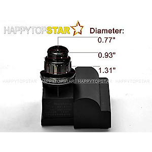 HAPPYTOPSTAR BBQ 03370 Spark Generator 7 Outlet AA Battery Push Button Ignitor Igniter for Amana, Uniflame, Surefire, Charmglow, Charbroil, Centro, Brinkmann, BBQ Pro, Bakers & Chefs Model Grills
